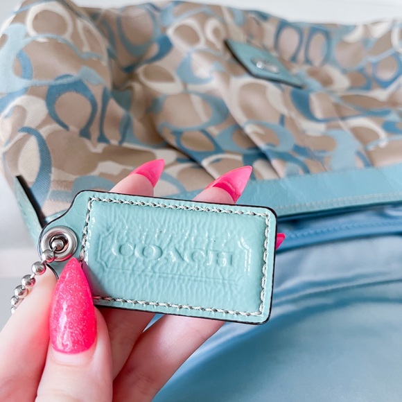 Coach | Bags | Turquoise Gently Used Coach Purse | Poshmark